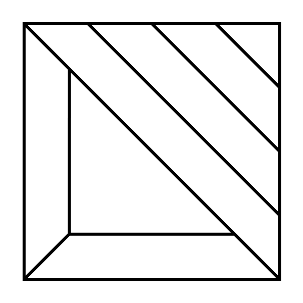 Rainbow Block – Paper Pieces