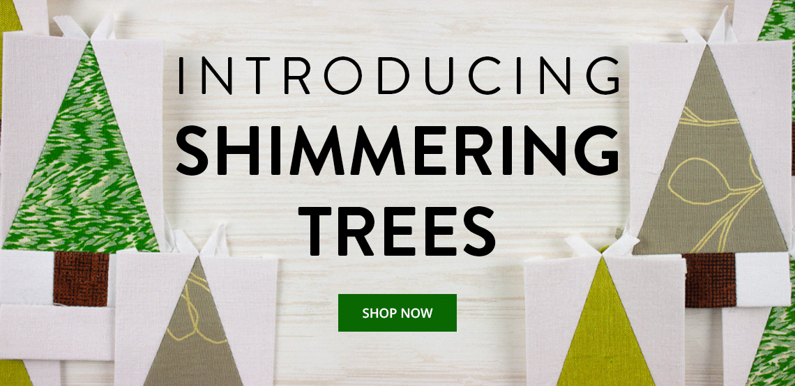 Shimmering Trees – Paper Pieces