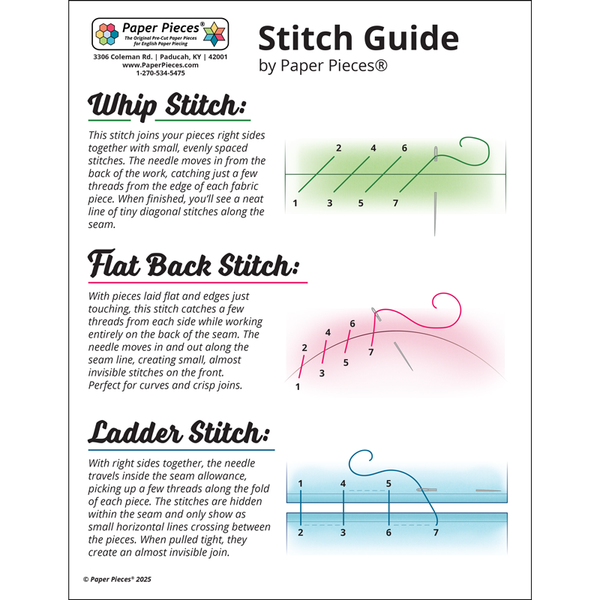 Stitch Guide (Free PDF Download) – Paper Pieces