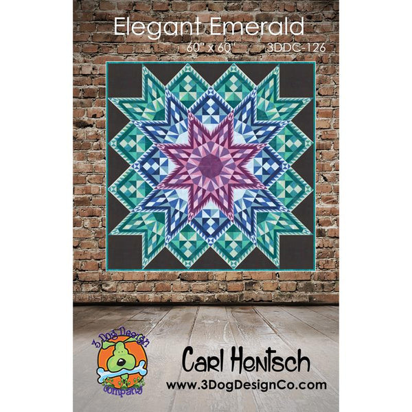 Elegant Emerald Pattern by Carl Hentsch of 3 Dog Design Co. – Paper Pieces