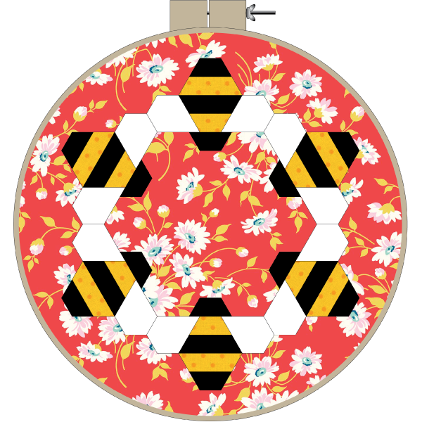 Buzzy Bees Pattern Free Download – Paper Pieces